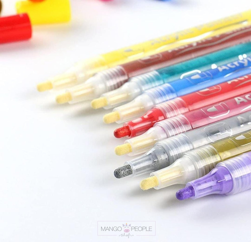 Acrylic Marker Set of 15 Vibrant Colors - Multicolor – Mango People