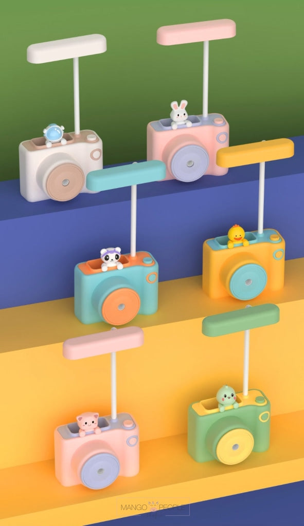 Cute LED Camera Design Study Lamp with Sharpener and Pen Stand – Mango ...